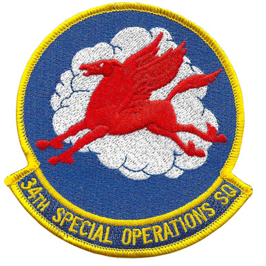 34th Special Operations Squadron Patch | Squadron Patches | Air Force ...