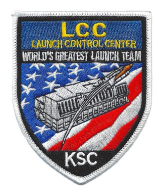 NASA LCC - Launch Control Center KSC Patch