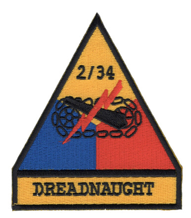 34th Armored Cavalry Regiment 2nd Battalion Dreadnaught Patch | Cavalry ...