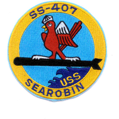 SS-407 USS Sea Robin Patch | Submarine Patches | Navy Patches | Popular ...