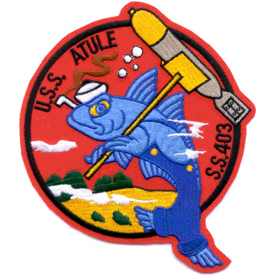 SS-403 USS Atule Patch | Submarine Patches | Navy Patches | Popular Patch