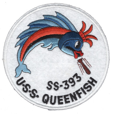 SS-393 USS Queenfish Patch - Version C | Submarine Patches | Navy ...