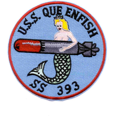 SS-393 USS Queenfish Patch - Version A | Submarine Patches | Navy ...