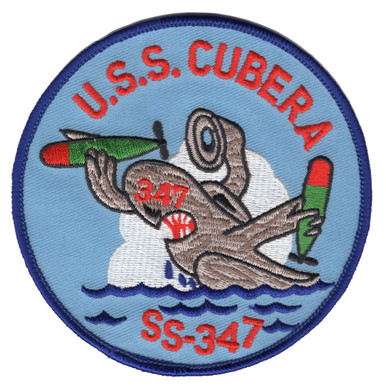 SS-347 USS Cubera Patch - Version B | Submarine Patches | Navy Patches ...