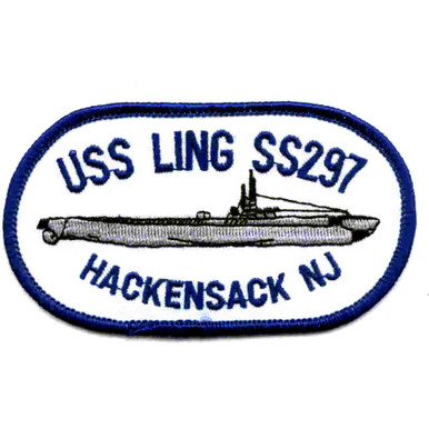 SS-297 Ling-Hackensack New Jersey Patch | Submarine Patches | Navy ...