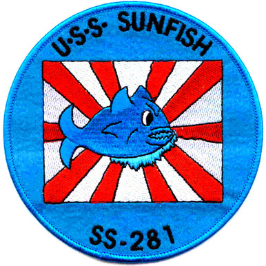 SS-281 USS Sunfish Patch | Submarine Patches | Navy Patches | Popular Patch