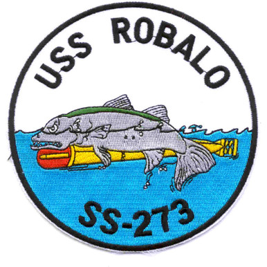 SS-273 USS Robalo Patch | Submarine Patches | Navy Patches | Popular Patch