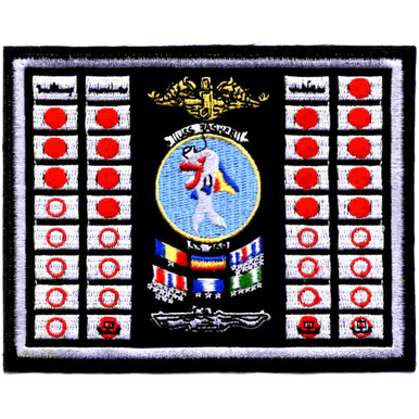 SS-269 USS Rasher Patch Battle Flag - Version G | Submarine Patches ...