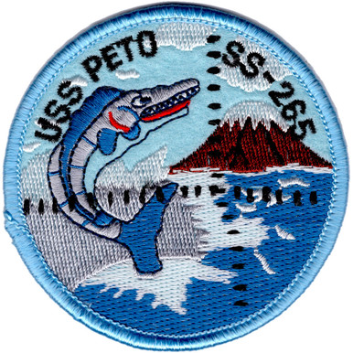 SS-265 USS Peto Patch - Small | Submarine Patches | Navy Patches ...