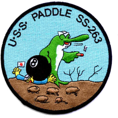 SS-263 USS Paddle Patch | Submarine Patches | Navy Patches | Popular Patch