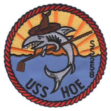 SS-258 USS Hoe Patch | Submarine Patches | Navy Patches | Popular Patch