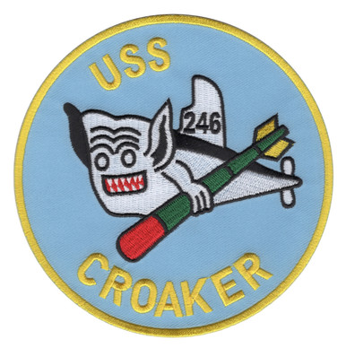 SS-246 USS Croaker Patch - Version B | Submarine Patches | Navy Patches ...