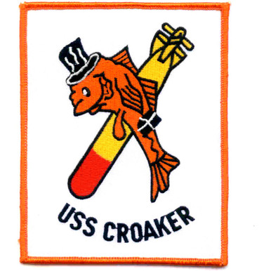 SS-246 USS Croaker Patch - Version A | Submarine Patches | Navy Patches ...