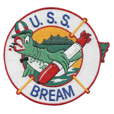 SS-243 USS Bream Patch - VERSION B | Submarine Patches | Navy Patches ...
