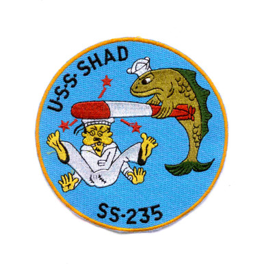 SS-235 USS Shad Patch | Submarine Patches | Navy Patches | Popular Patch