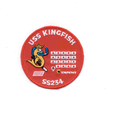 SS-234 USS Kingfish - Version A Small | Submarine Patches | Navy ...