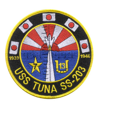 SS-203 USS Tuna Patch | Submarine Patches | Navy Patches | Popular Patch