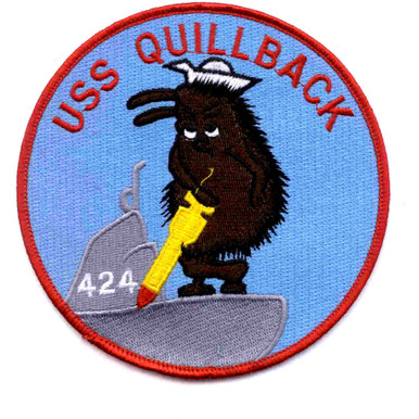 SS-424 USS Quillback Patch | Submarine Patches | Navy Patches | Popular ...