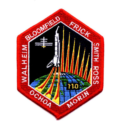SP-145 NASA STS-110 Space Shuttle Atlantis Mission To Iss Patch | NASA ...