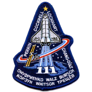 SP-141 NASA STS-111 Space Shuttle Endeavour Mission To ISS Patch | NASA Patches | Popular Patch