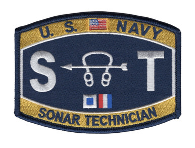 Sonar Technician Rating Patch | Ratings Patches | Navy Patches ...