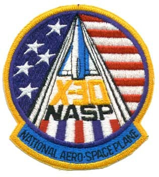 Nasa X-30 Pland Patch