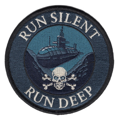 Skull and Crossbones Run Silent Run Deep Patch | Submarine Patches ...