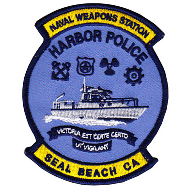 Weapons Station Harbor Police Seal Beach California Patch | Base ...