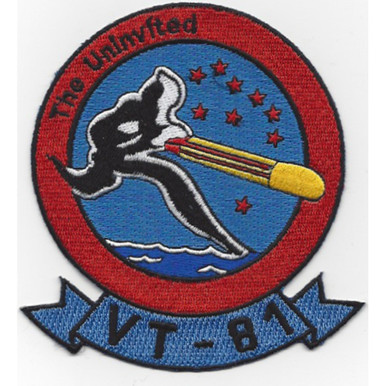VT-81 Aviaton Air Torpedo Squadron Eighty One Patch | Squadron Patches ...