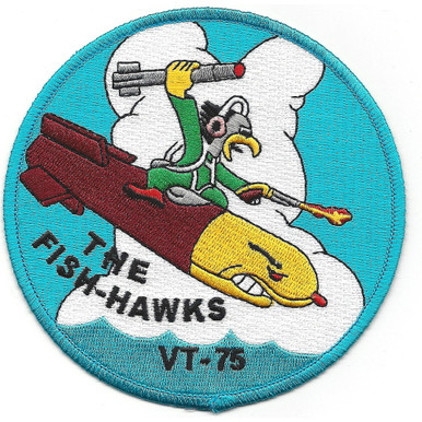 VT-75 Torpedo Squadron Patch | Squadron Patches | Navy Patches ...