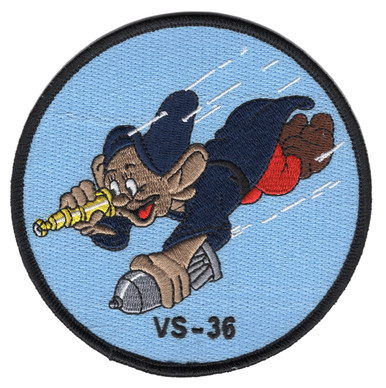 VS-36 Aviation Air Anti-Submarine Squadron Thirty Six Patch Dopey WWII ...