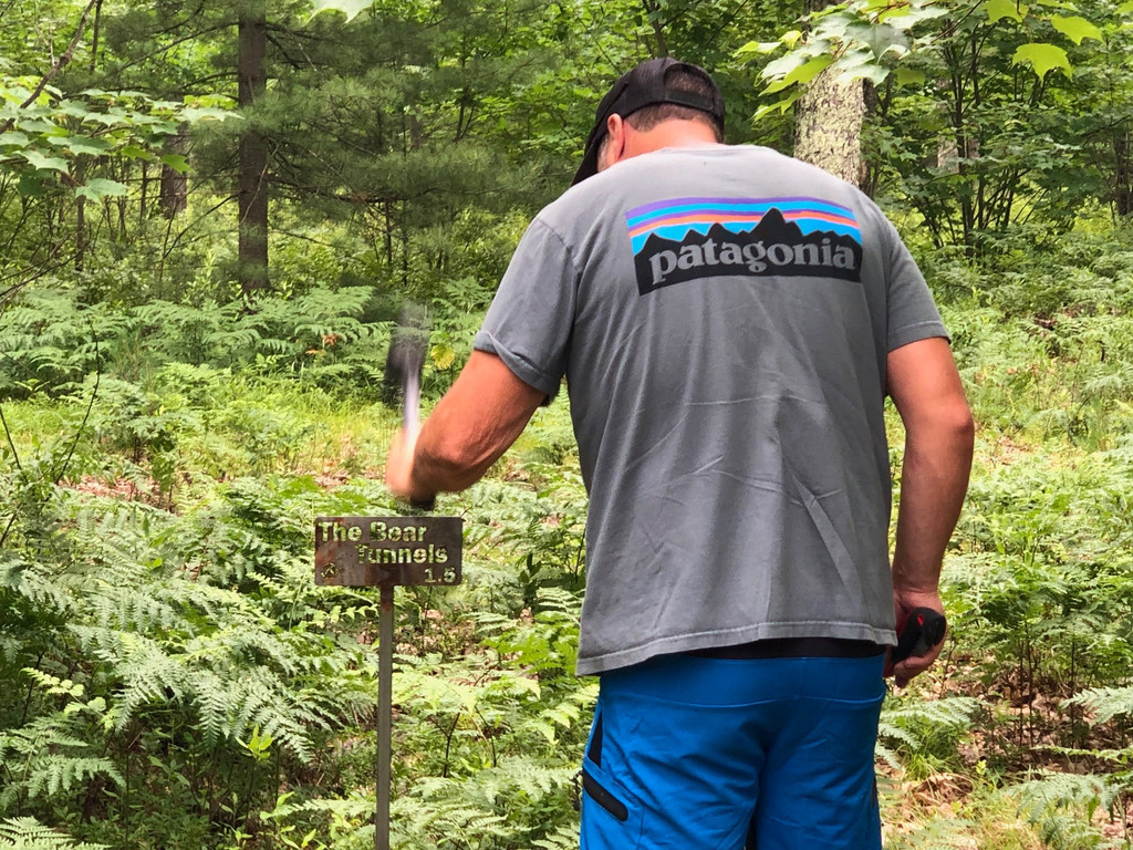 MTB Trail Sign