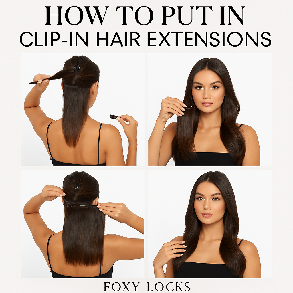 How To Apply Clip In Hair Extensions