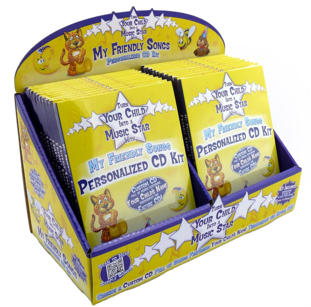 My Friendly Songs Personalized Music CD Kit for Kids - Personalized ...