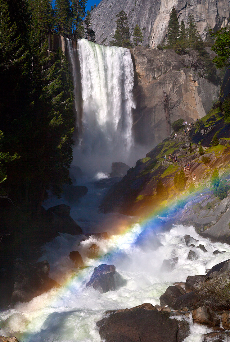 Full Runoff - Rainbow and Vernal Falls - Vern Clevenger Photography