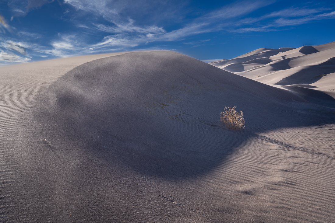 Windy Sand Dunes, Great Sand Dunes NP - Vern Clevenger Photography