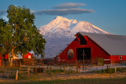 The Classic Barn of Mount Shasta - Vern Clevenger Photography