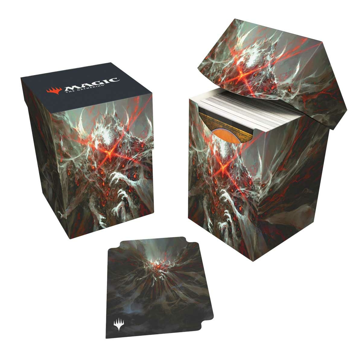 MTG Duskmourn 100+ Deck Box featuring Valgavoth, Harrower of Souls ...