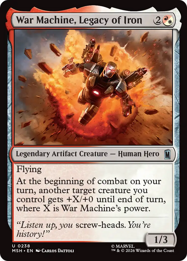 War Machine, Legacy of Iron | Magic Madhouse