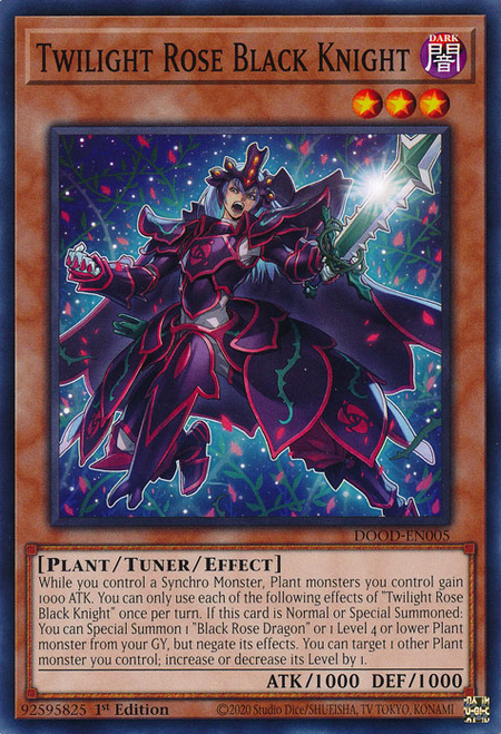 DOOD-EN005 Twilight Rose Black Knight | Magic Madhouse
