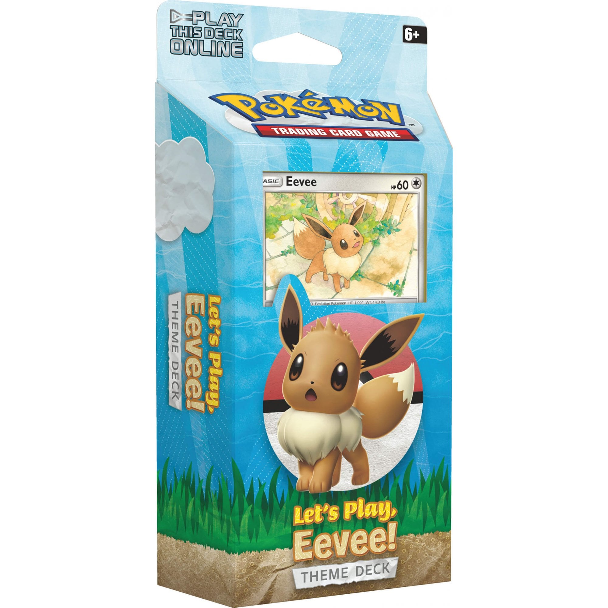 Pokemon "Let's Play" Theme Deck: Eevee (Slight Damaged Packaging ...
