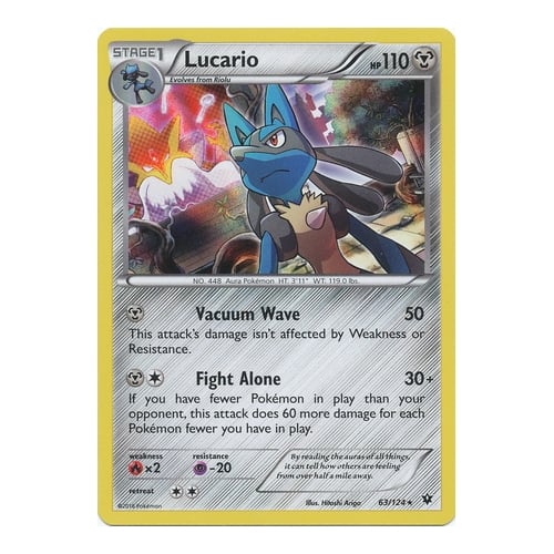XY Fates Collide 63/124 Lucario (Holo) | Magic Madhouse