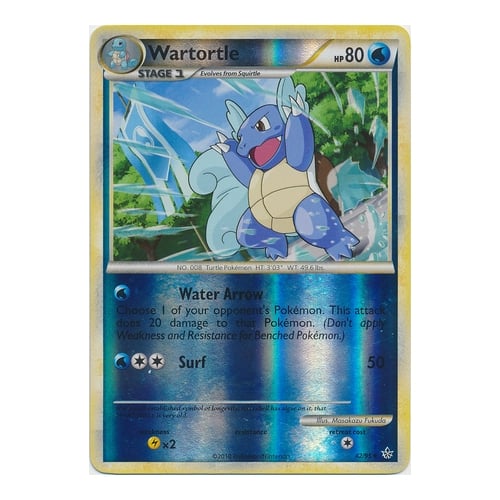 HS Unleashed 42/95 Wartortle (Reverse Holo) | Magic Madhouse