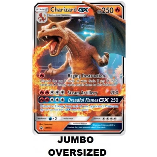 JUMBO Charizard GX - SM195 | Magic Madhouse