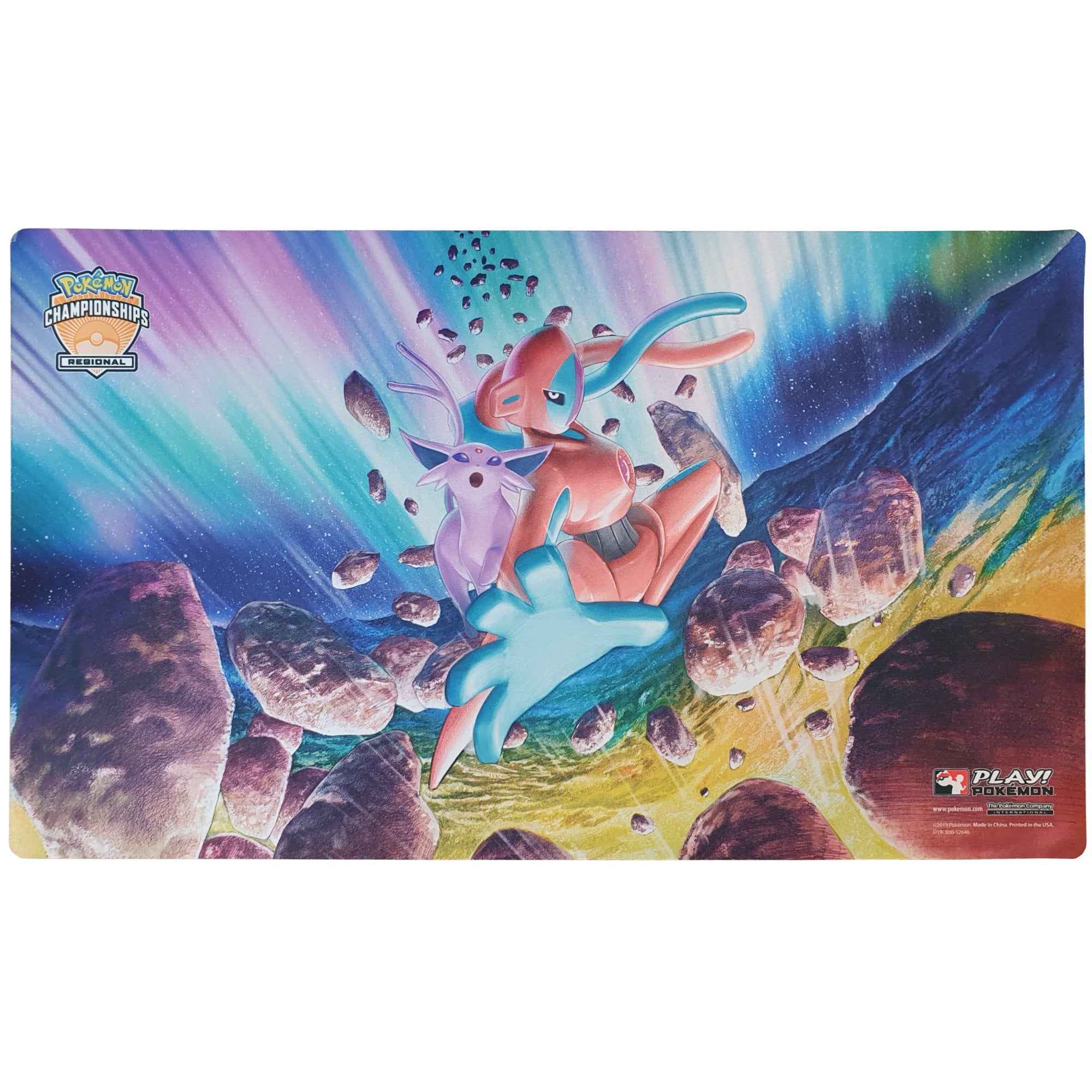 Regional Championships Playmat - Deoxys & Espeon Tag Team | Magic Madhouse