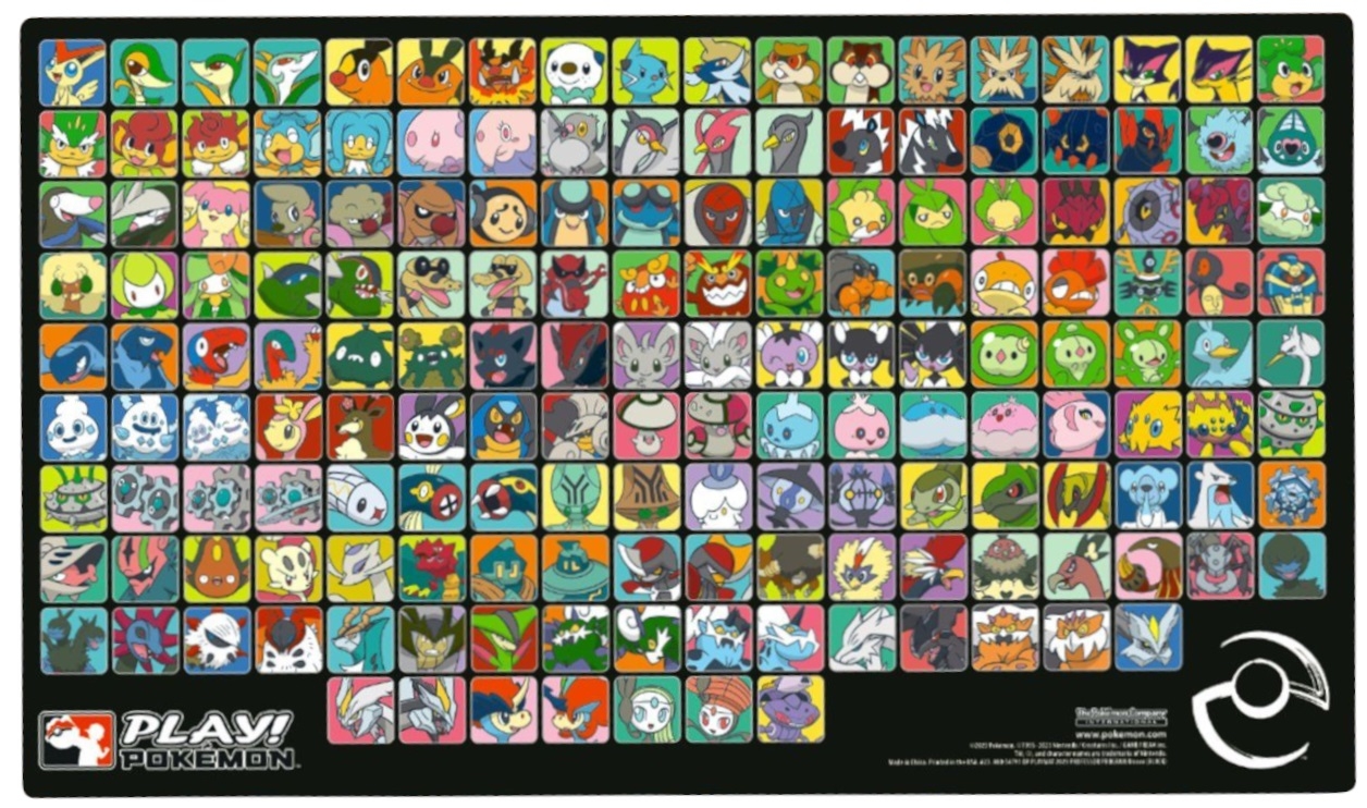 Professor Program Unova Region Gen 5 Black Playmat | Magic Madhouse