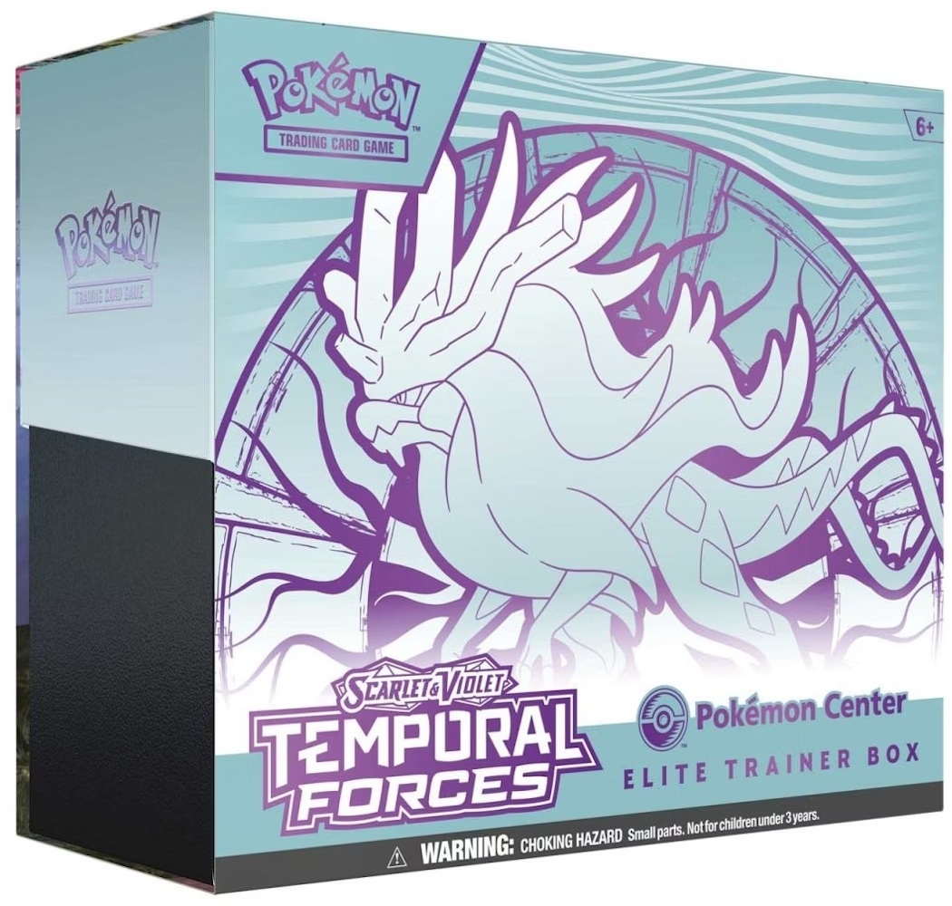 Scarlet and Violet Temporal Forces Elite Trainer Box Walking Wake ...