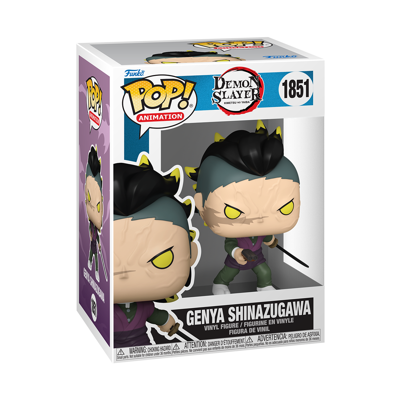 POP! Animation - Demon Slayer #1851 Genya Shinazugawa (Demon Form ...
