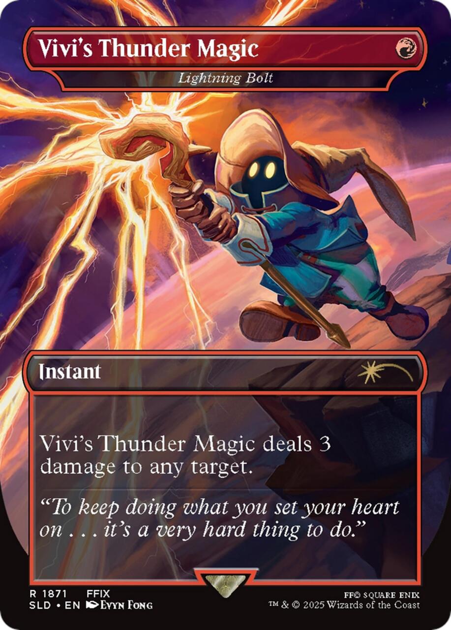 Lightning Bolt [Vivi's Thunder Magic] (Secret Lair - FINAL FANTASY ...