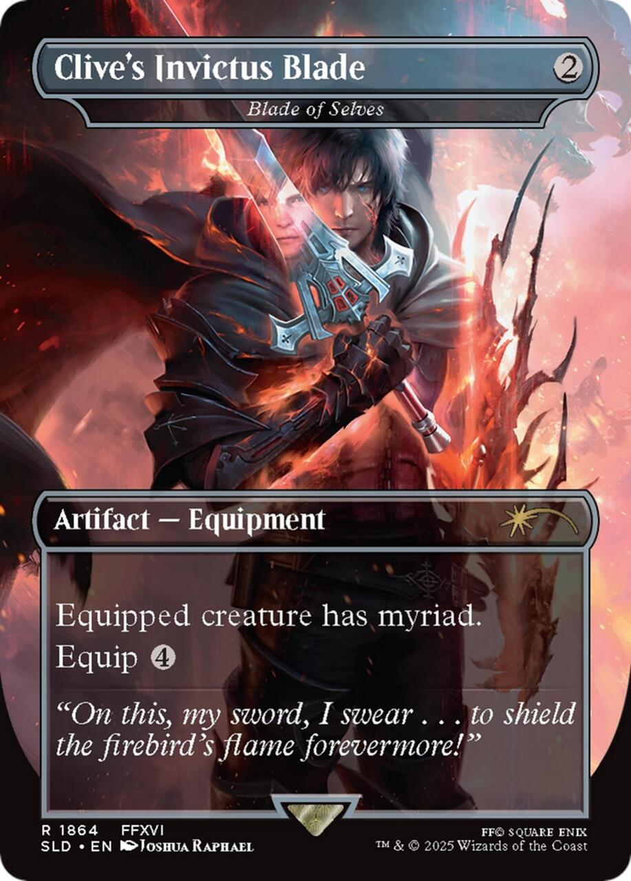 Blade of Selves [Clive's Invictus Blade] (Foil) (Secret Lair - FINAL ...